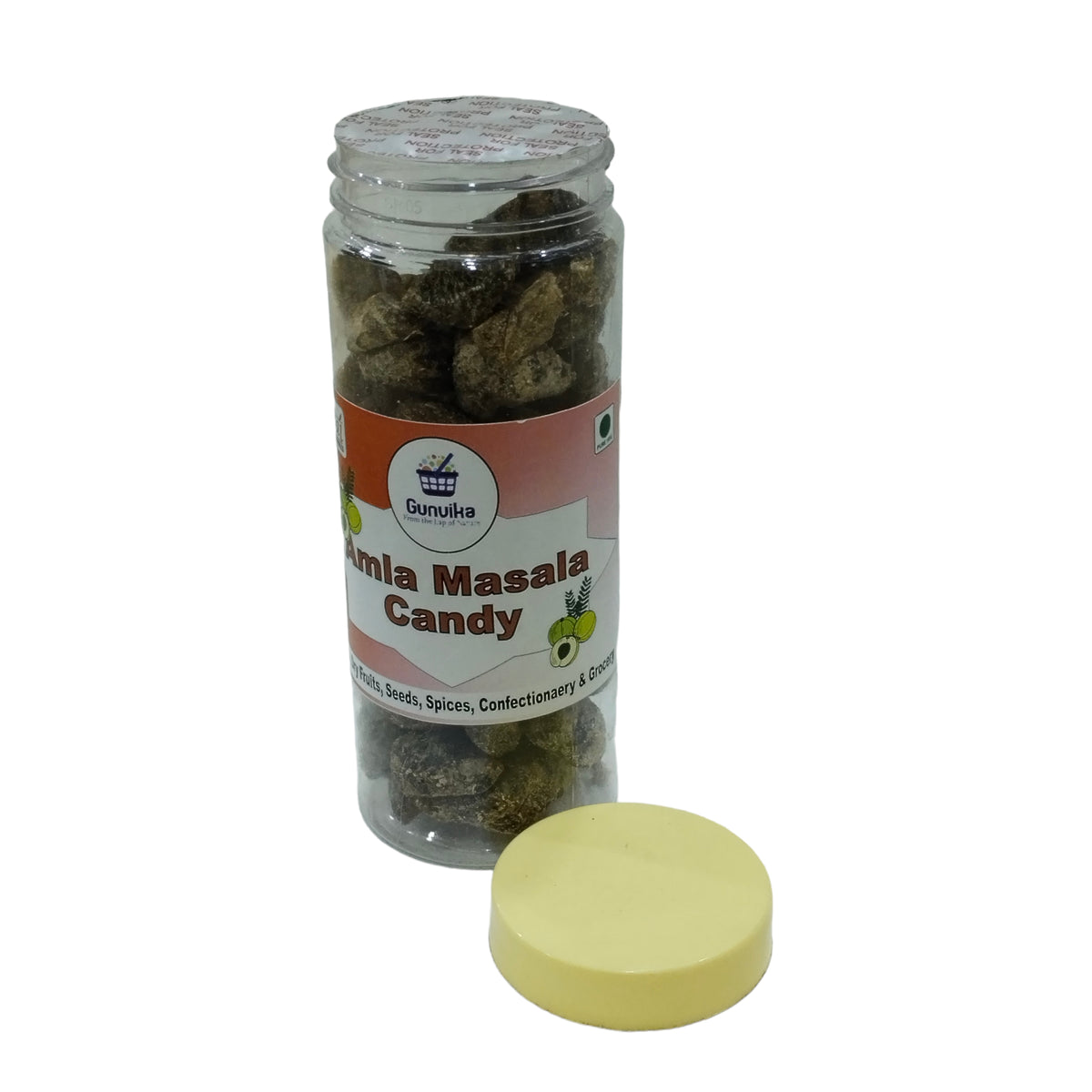 Gunvika Masala Dry Amla Candy (Avla) Spicy and Sour Indian Gooseberry ...